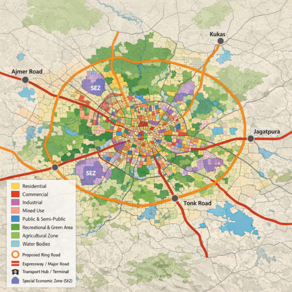 JDA Master Plan 2047 What Jaipur Will Look Like Tomorrow